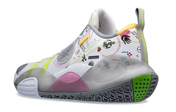 LI-NING Wade All City Lite 'environmental Protection' Sneakers - White