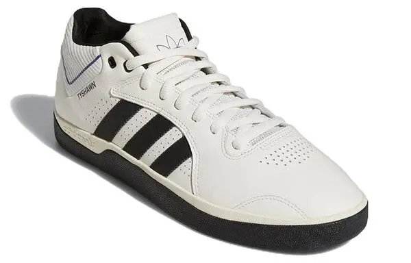 Adidas Tyshawn Mid Top Sneakers - White/black