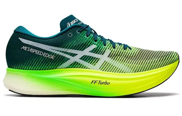Asics Metaspeed Edge+ Athletic Sneakers - Green/yellow