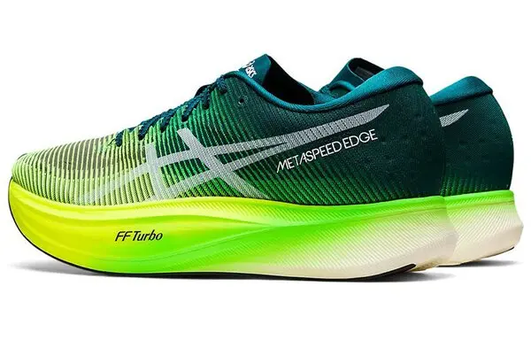Asics Metaspeed Edge+ Athletic Sneakers - Green/yellow