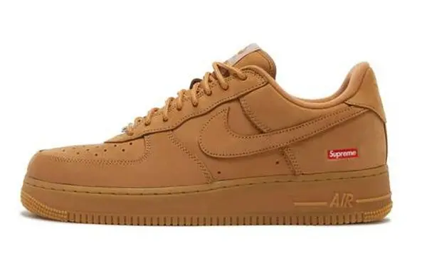 Nike Supreme X Air Force 1 Low Sp Flax - Wheat