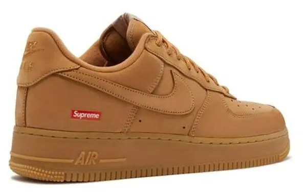 Nike Supreme X Air Force 1 Low Sp Flax - Wheat