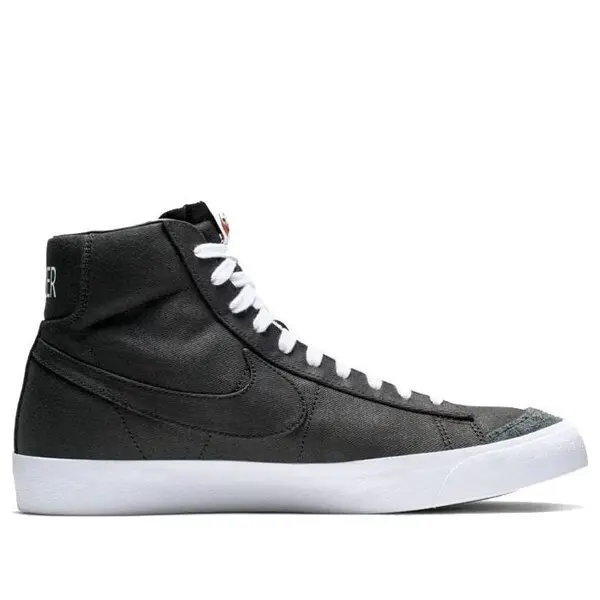 Nike Blazer Mid '77 Canvas Sneakers - Black