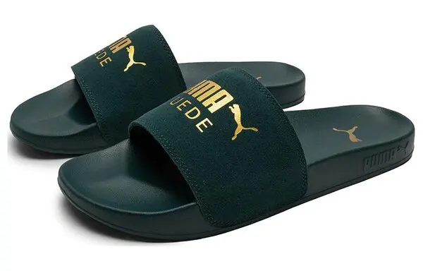 PUMA Leadcat Slides - Green/gold