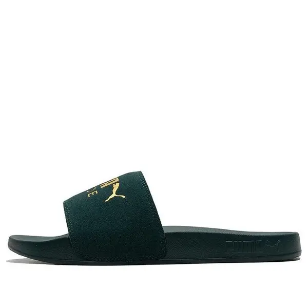 PUMA Leadcat Slides - Green/gold