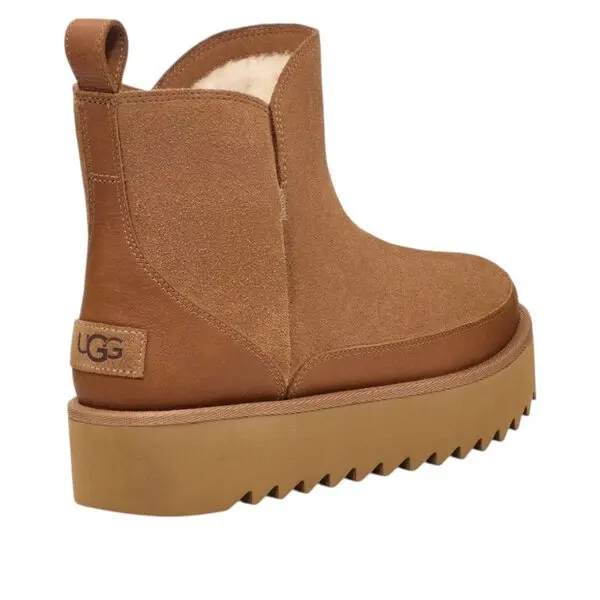 UGG Alina Mini Platform Boots - Chestnut