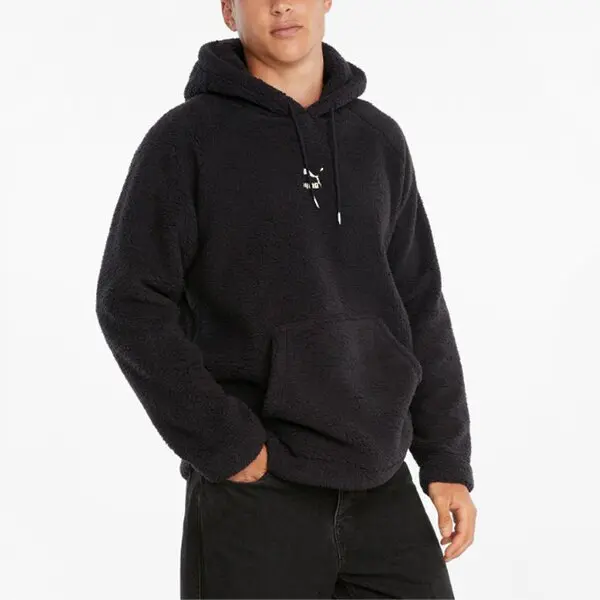 PUMA Classics Sherpa Hoodie - Black