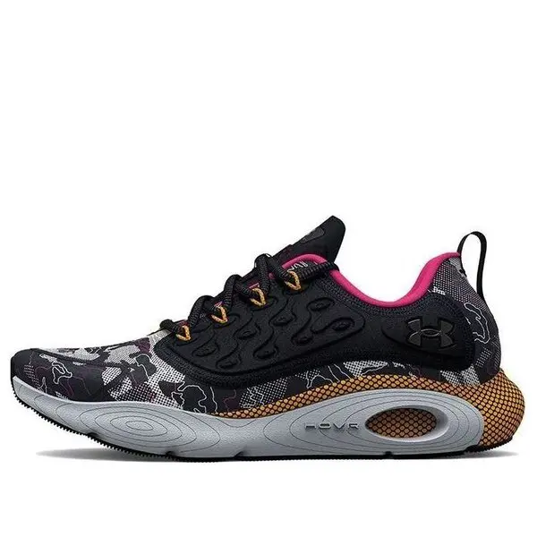 Under Armour Hovr Revenant Camo Sport Shoes - Black/grey/camo