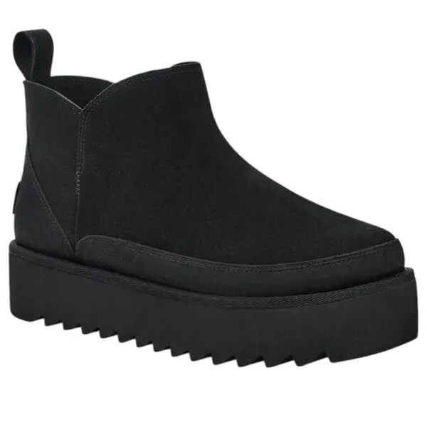 UGG Alina Ultra Mini Platform Boots - Black