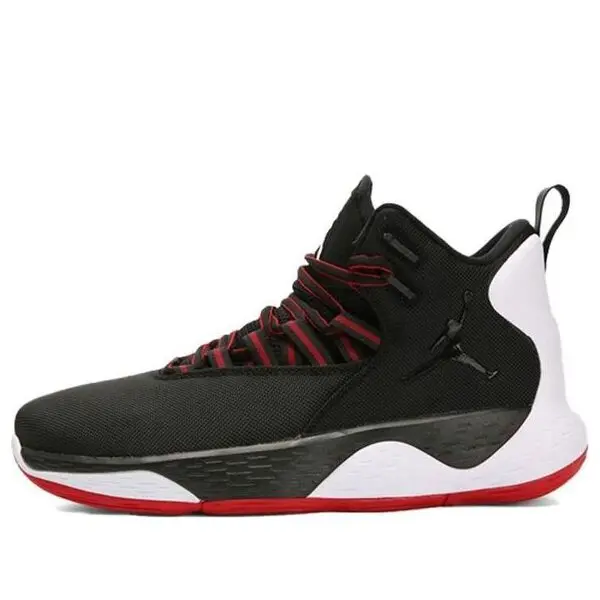 JORDAN Super Fly Mvp Pf Basketball High-top Sneakers - Black/white/red