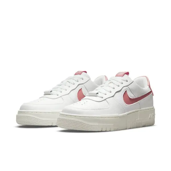 Nike Force 1 Pixel Sneakers - White/pink