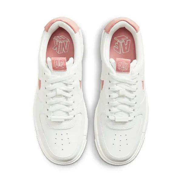 Nike Force 1 Pixel Sneakers - White/pink
