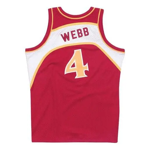 Mitchell & Ness Atlanta Hawks Spud Webb 1986-87 Swingman Jersey - Red