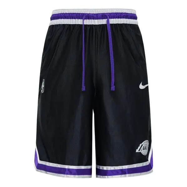 Nike Los Angeles Lakers Basketball Training Shorts - Black