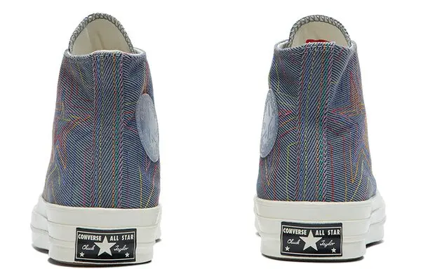 CONVERSE Chuck 70 High Top "exploding Star" Sneakers - Gray
