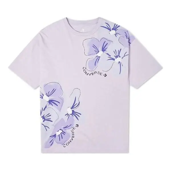 CONVERSE Floral Print Oversized T-shirt