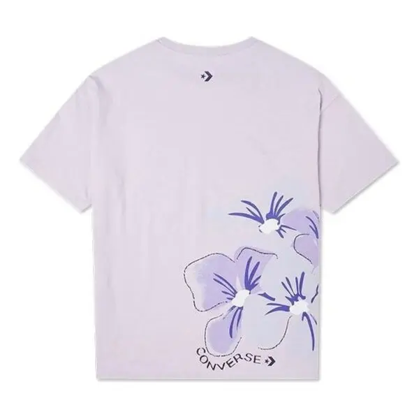 CONVERSE Floral Print Oversized T-shirt