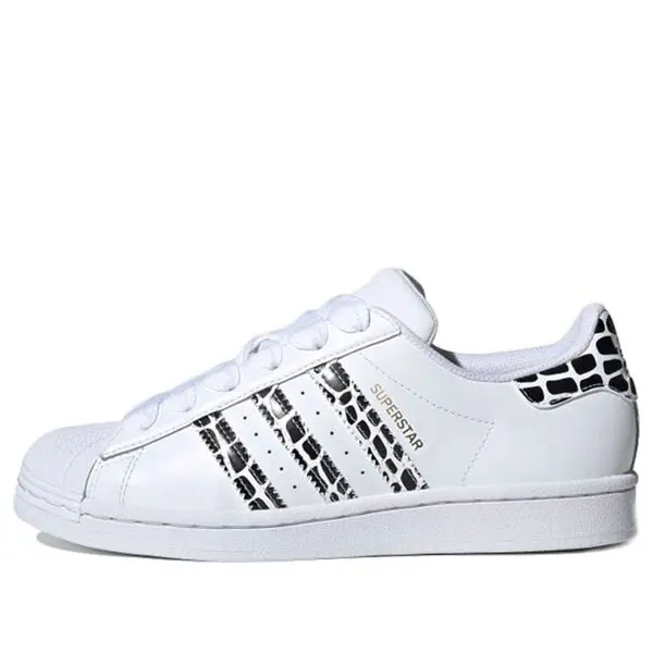 Adidas Superstar "animal Print - White