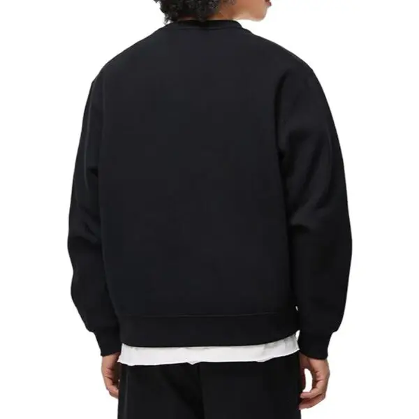 LI-NING Logo Print Classic Pullover - Black/white