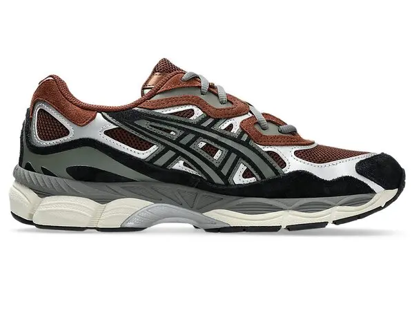 Asics Gel-nyc Sneakers - Reddish Brown/black/sail