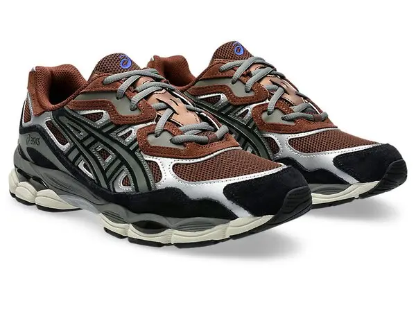 Asics Gel-nyc Sneakers - Reddish Brown/black/sail