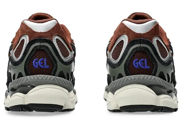 Asics Gel-nyc Sneakers - Reddish Brown/black/sail