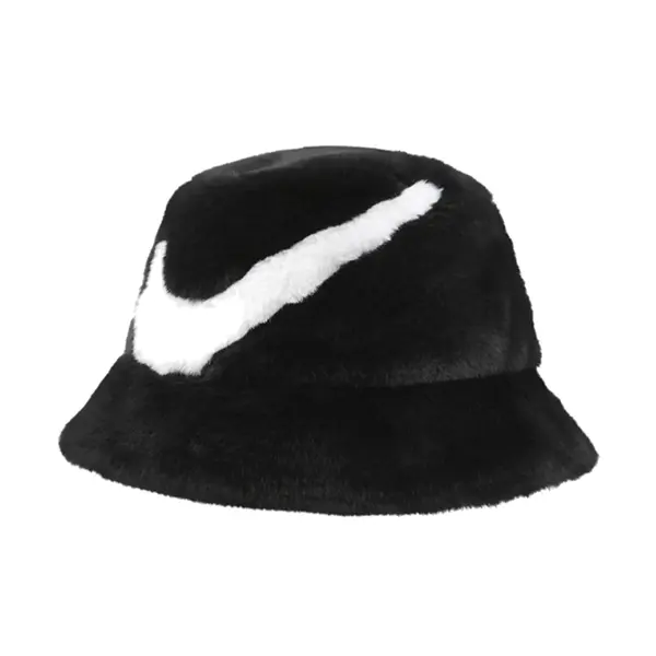 Nike Apex Faux Fur Bucket Hat - Black/cream