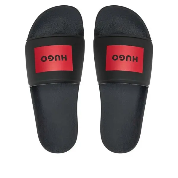 Hugo Boss Mule Slippers With Logo Detailing