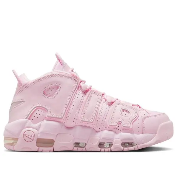 Nike More Uptempo Foam' High Top Sneakers - Pink