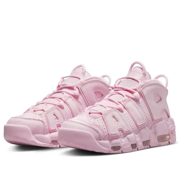 Nike More Uptempo Foam' High Top Sneakers - Pink