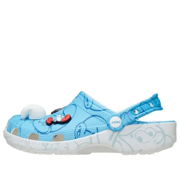 CROCS X The Smurfs Classic Clog - Blue/white