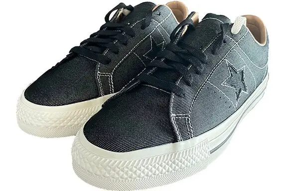 CONVERSE One Star Pro Low Denim Sneakers - Black/black/egret