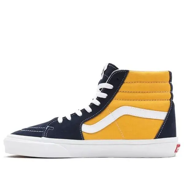 VANS Sk8-hi High Top Sneakers - Black/yellow