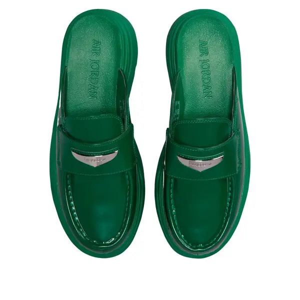 JORDAN Mule - Malachite/metallic Silver