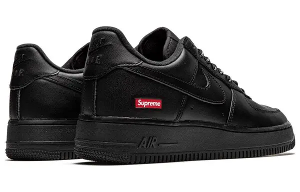 Nike X Supreme Air Force 1 Low 'box Logo' Sneakers - Black/black/black