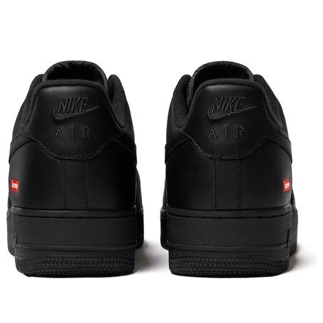 Nike X Supreme Air Force 1 Low 'box Logo' Sneakers - Black/black/black
