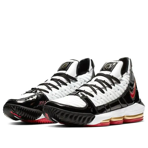 Nike Lebron 16 'remix' High-top Sneakers - White/black-comet Red