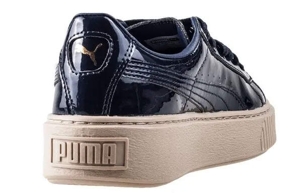 PUMA Basket Platform Patent Sneakers