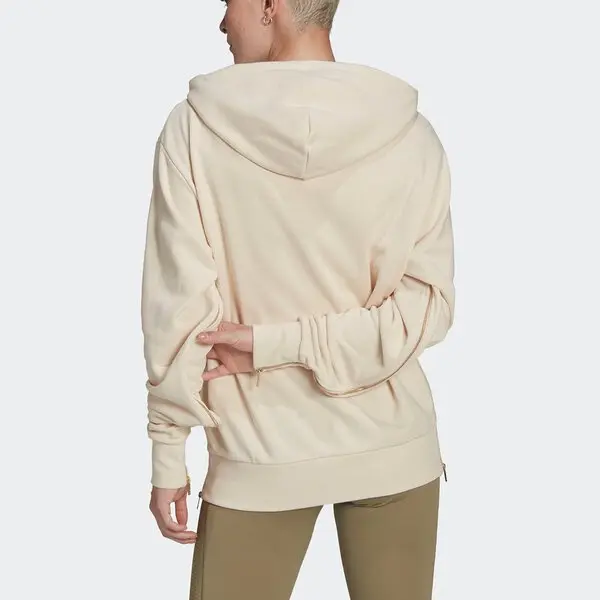 Adidas Originals Hooded Sweatshirt With Zip Detail