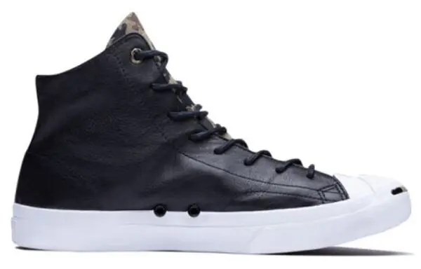 CONVERSE Jack Purcell High Top Sneakers - Black