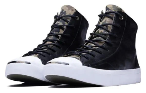 CONVERSE Jack Purcell High Top Sneakers - Black