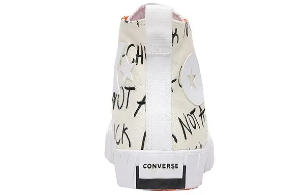 CONVERSE Chuck 70 High 'unt1tl3d White' Canvas Sneakers