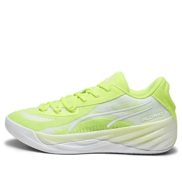 PUMA All-pro Nitro Sneakers - Lime Squeeze/white