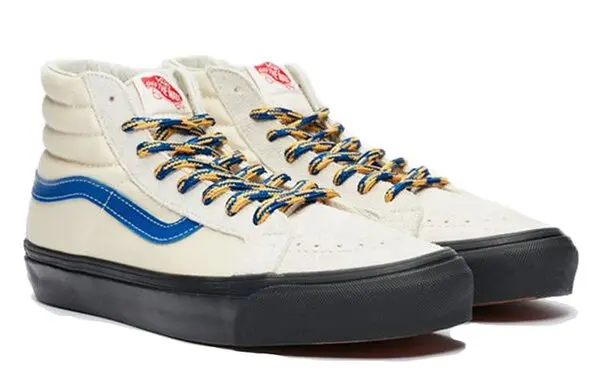 VANS Sk8-hi Vault High Top Sneakers - Whiteblue