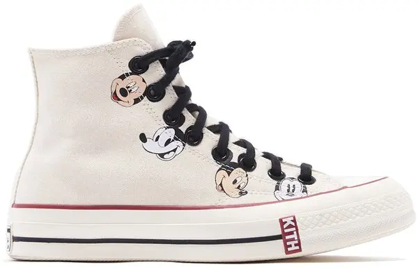 CONVERSE Kith X Disney X Chuck 70 'mickey Mouse Portrait' High Top Sneakers - White