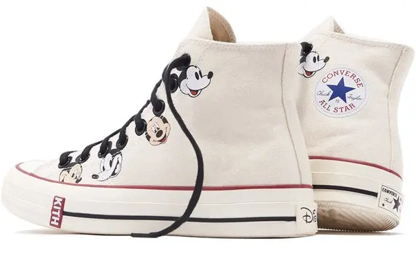 CONVERSE Kith X Disney X Chuck 70 'mickey Mouse Portrait' High Top Sneakers - White
