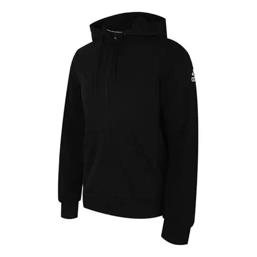 Adidas Zip-up Hooded Jacket - Black