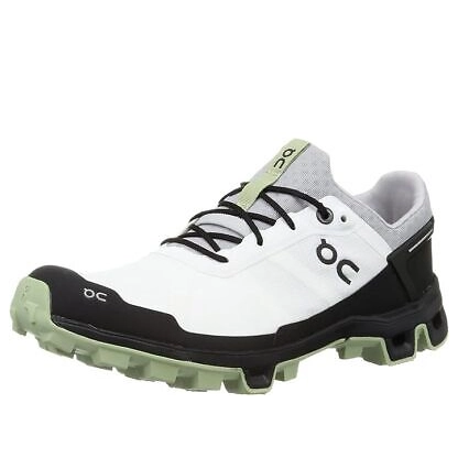On Cloudventure Peak Trail Running Shoes - White/green