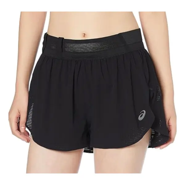 Asics Metarun Split Shorts - Performance Black