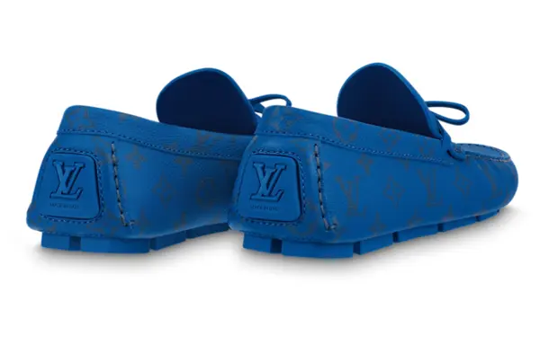 LOUIS VUITTON Monogram Driver Moccasins